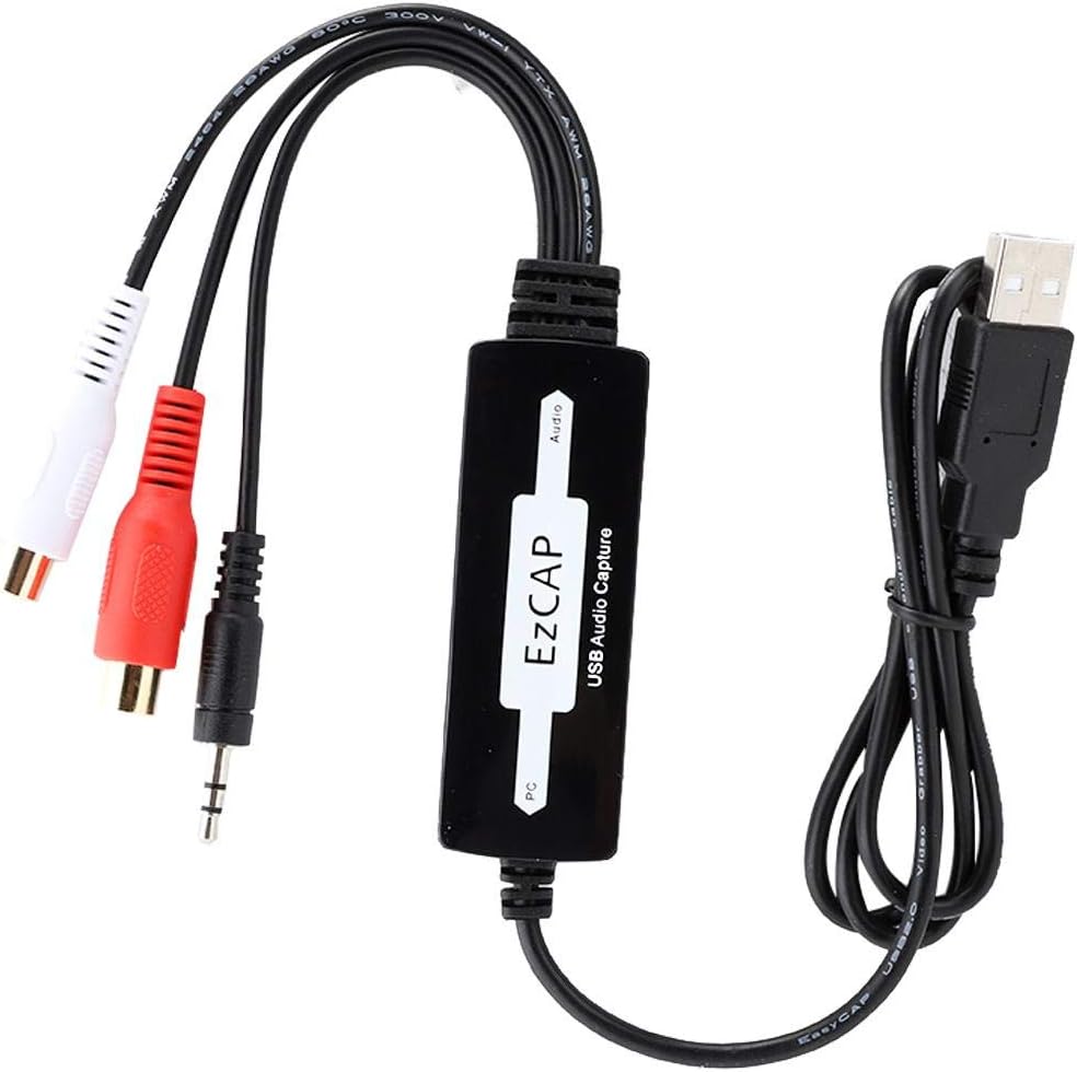 Wendry Audio Capture Card,Professional audio editing software,Audio capture adopts 3.5mm audio ...