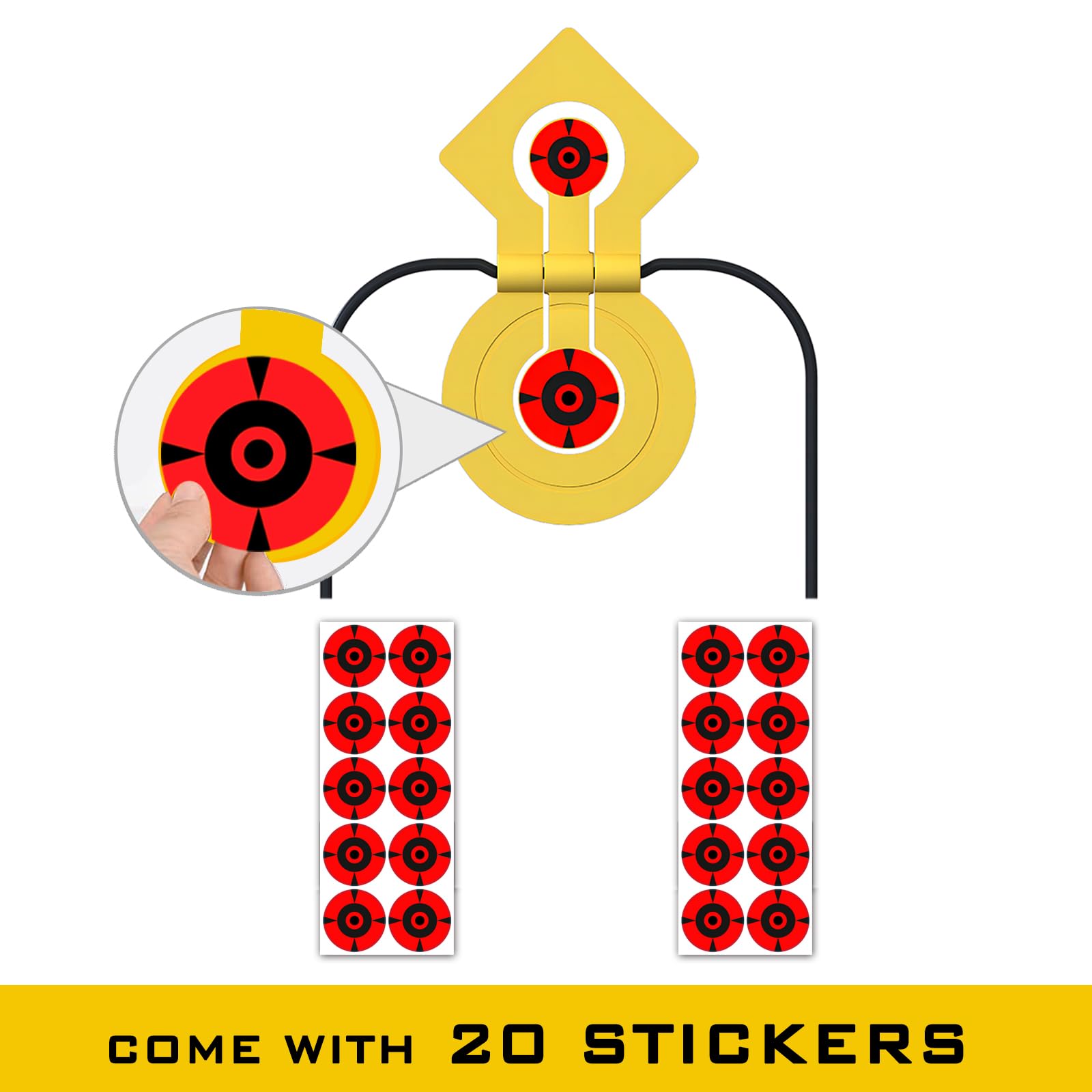 Snapklik.com : Atflbox Double Reaction Self-Healing Resetting Target ...