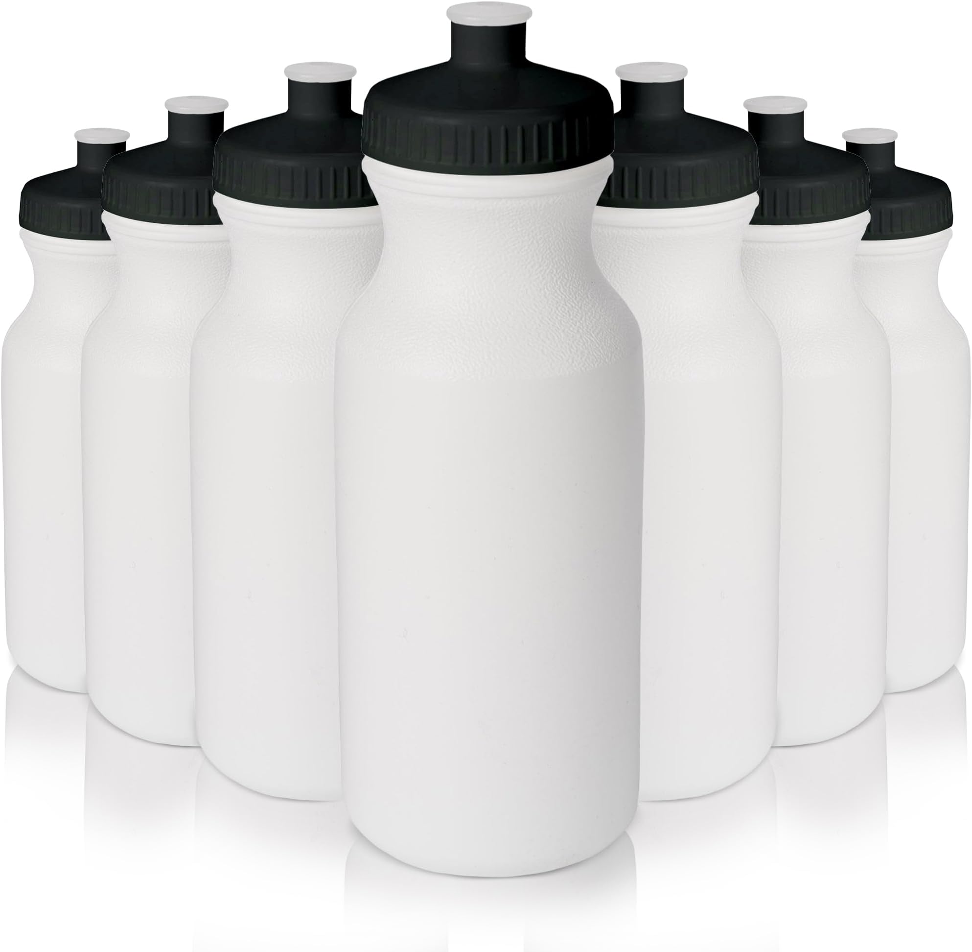 Amazon.com: 100 Pack bulk water bottles, 20oz water bottles in bulk ...