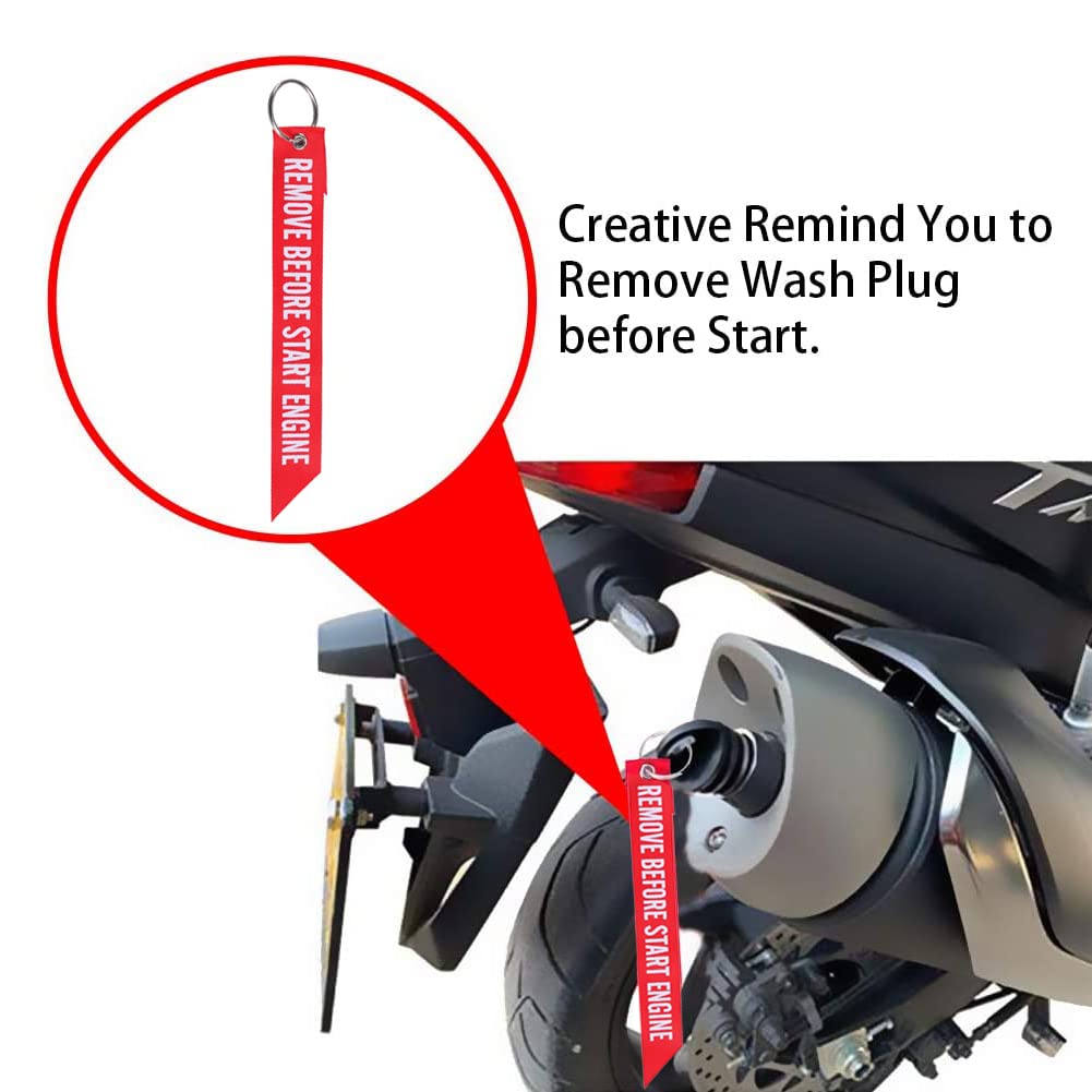 Snapklik.com : MELIFE 0.6"-1.5" Muffler Exhaust Wash Plug, Motorcycle ...