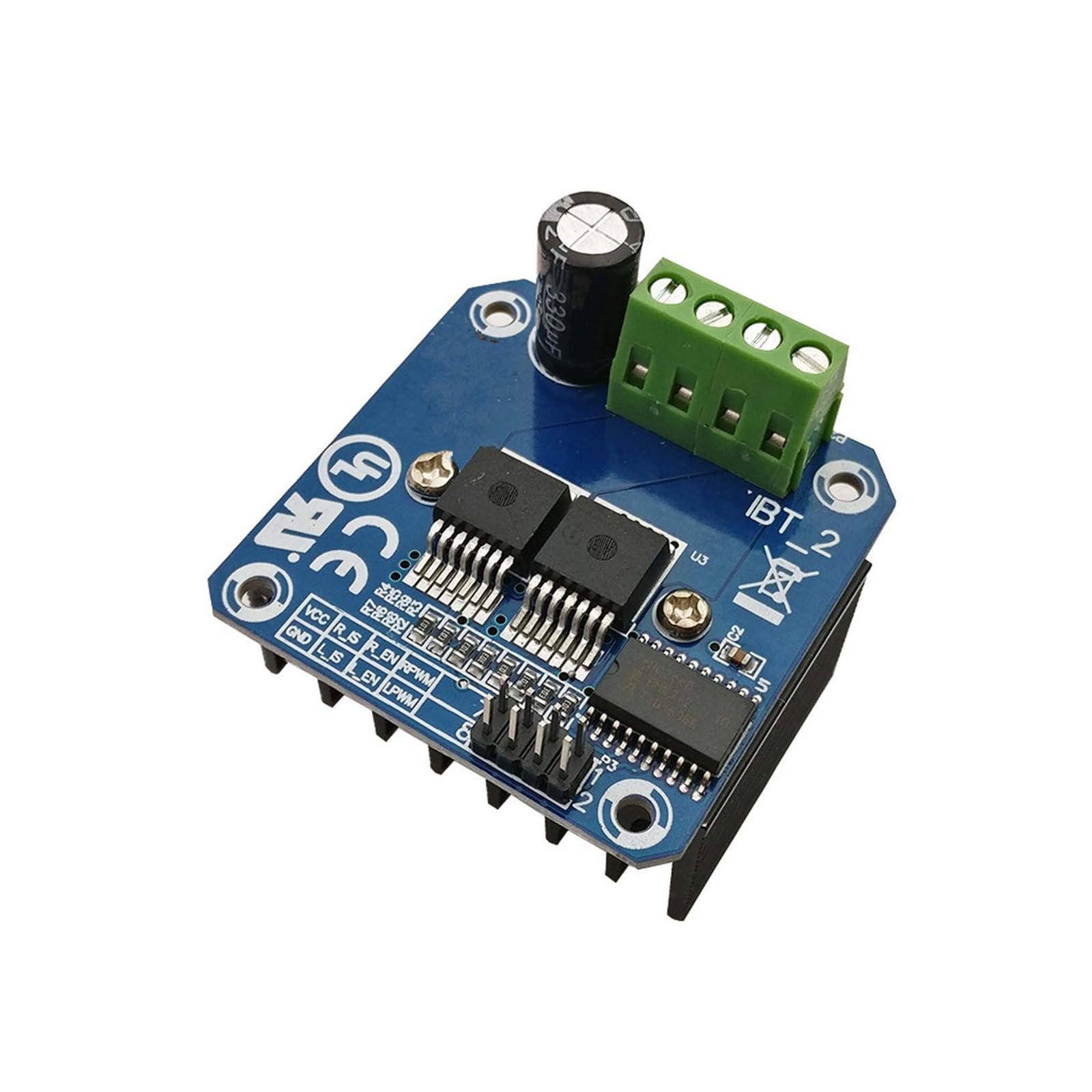 Snapklik.com : KEAcvise 2-Pack BTS7960 43A H-Bridge Motor Driver - High ...
