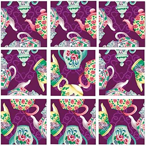 Amazon.com: B Dazzle Teapots Scramble Squares 9 Piece Puzzle : Toys & Games