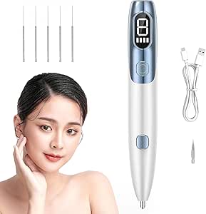 Amazon.co.jp: Facial Beauty Device for Home Use, 9 Levels Adjustable ...