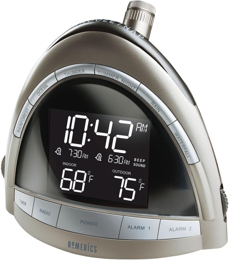 Amazon.com: Homedics SS-5010 Soundspa Premier Am/Fm Clock Radio : Home ...