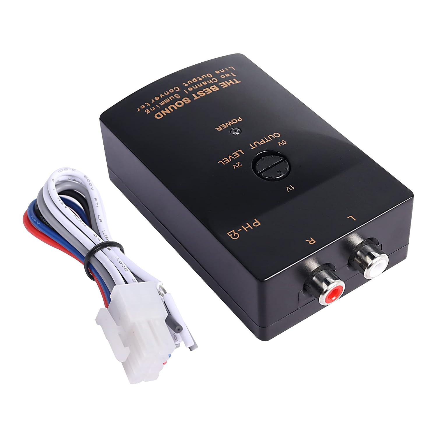 Amazon.com: MEIRIYFA Car Audio Stereo High to Low Level Converter,Auto ...