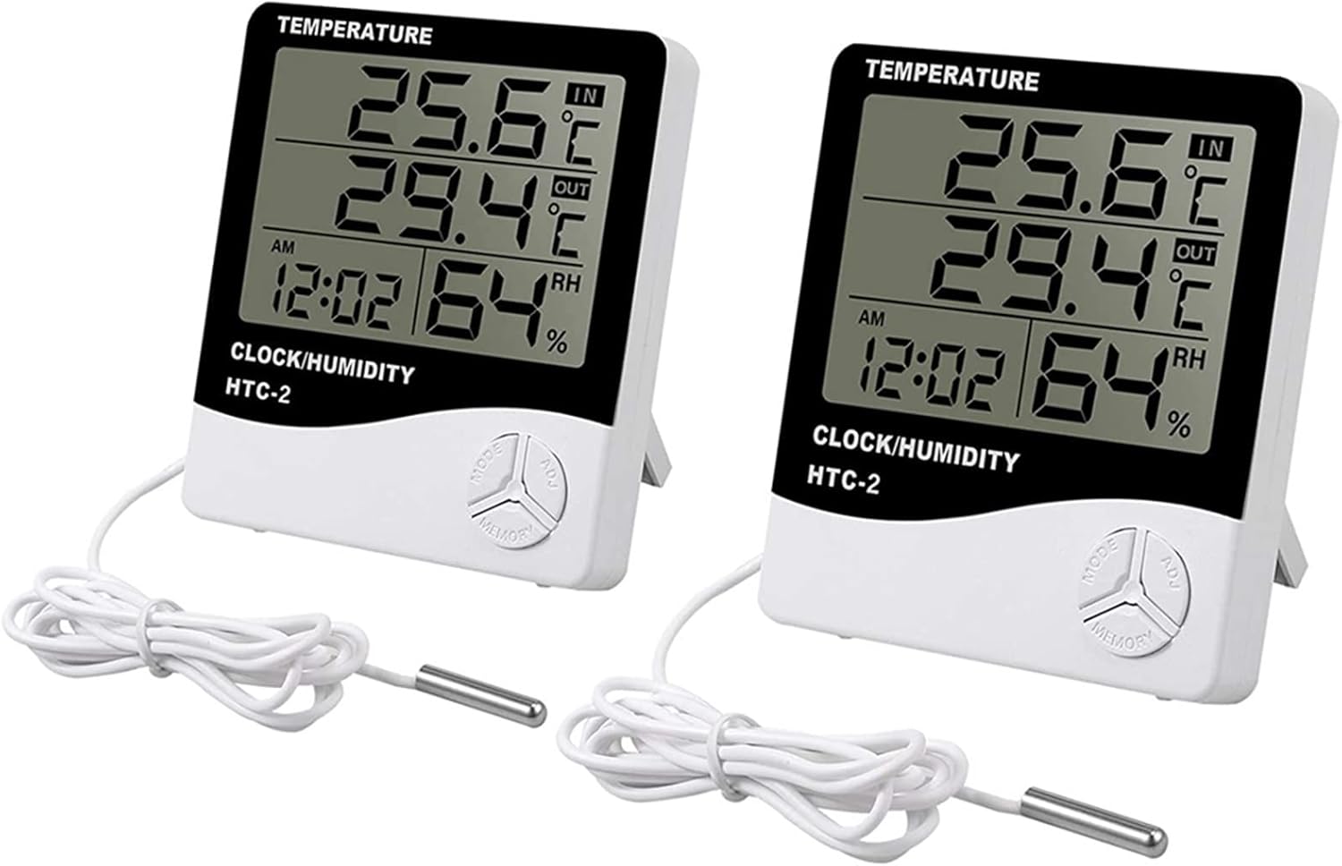 Amazon.com: PIKIS LCD Electronic Digital Temperature Humidity Meter ...