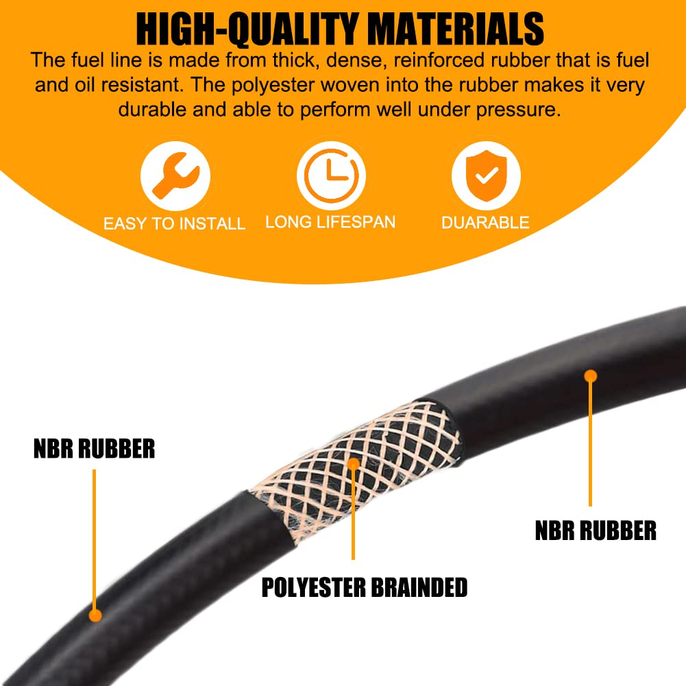 Snapklik.com : 5/8 ID Push Lock Fuel Hose Line