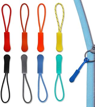 Amazon.com: 40Pcs Zipper Pulls Zip Extension Fixer with Nylon Rope ...