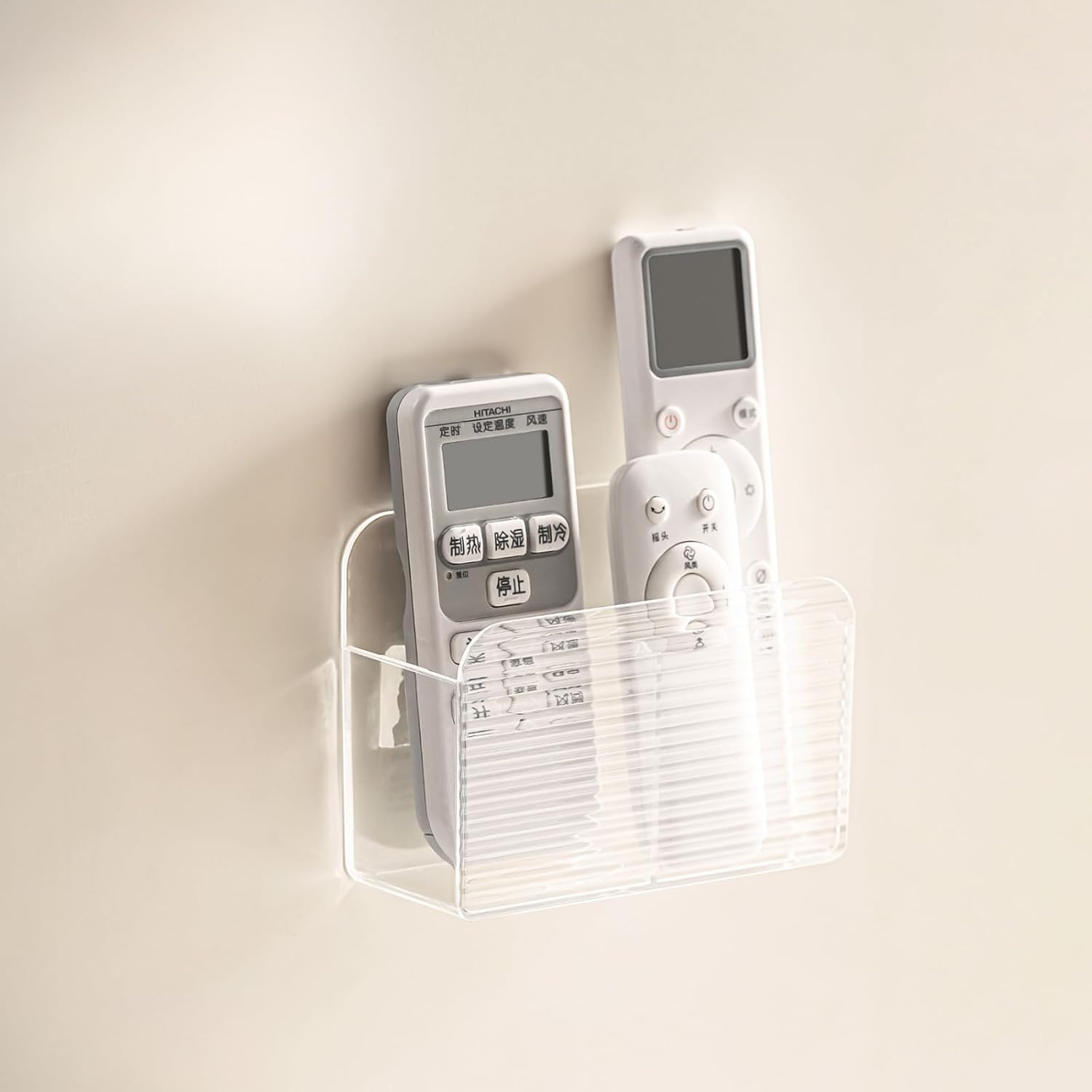 Amazon.com: LINFIDITE Adhesive TV Remote Control Holder Wall Mount TV ...