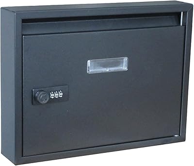 Locking Mailbox Wall Mounted Vertical– Jssmst mailboxes with Key Lock ...