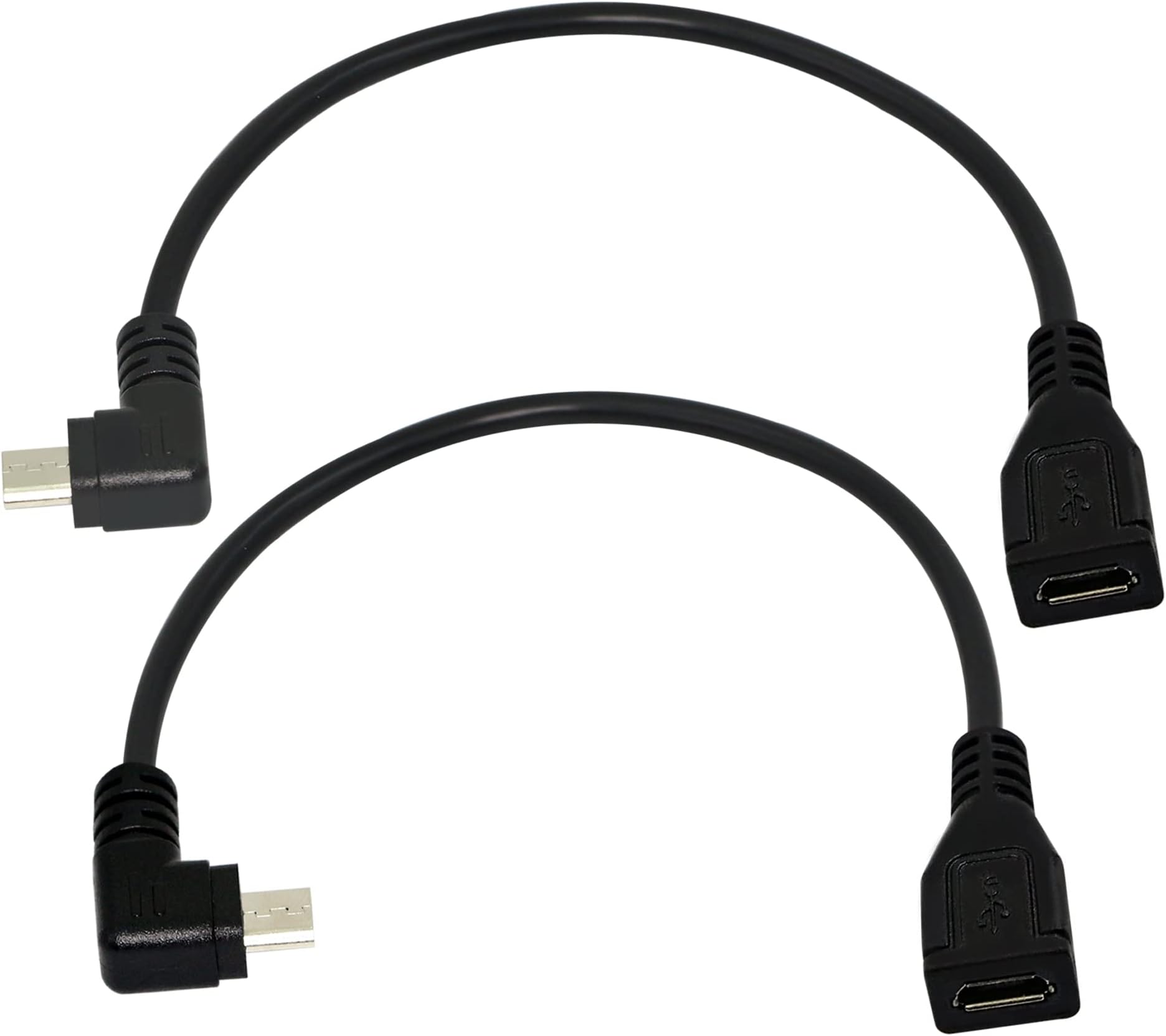 Amazon.com: MXTECHNIC Mini USB Data Cable 10INCH 90 Degree USB Right ...
