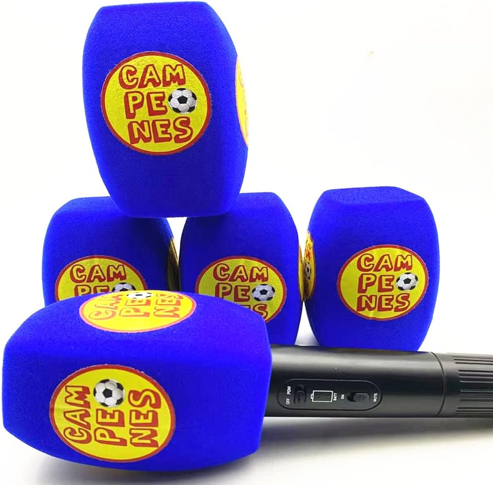 5Pcs Mic Foam Windscreens with Logo Printed Customize Logo for Handhold ...