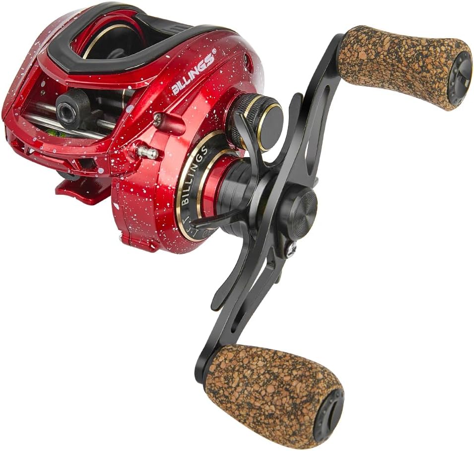 Amazon.com : BILLINGS Baitcasting Reels,7.2:1 High-Speed Gear Ratio ...