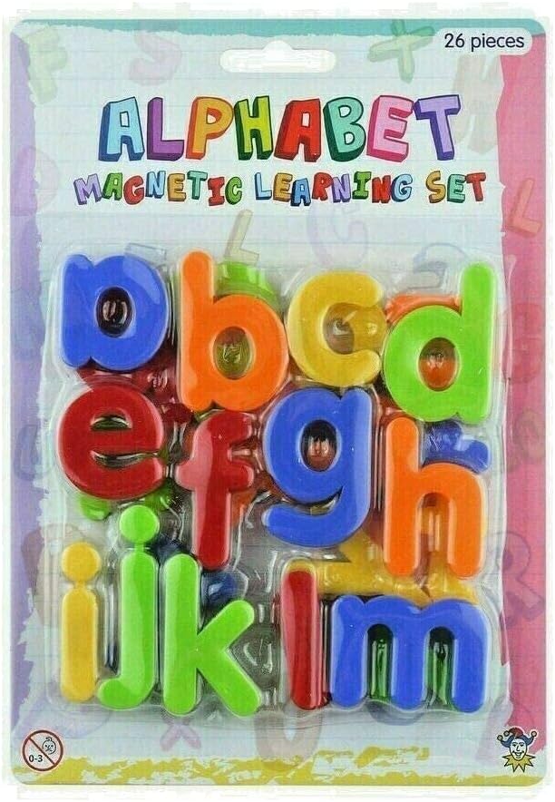 78 magnetisches Alphabet, 26 Großbuchstaben, 26 Kleinbuchstaben und 26 Objektmuster ...