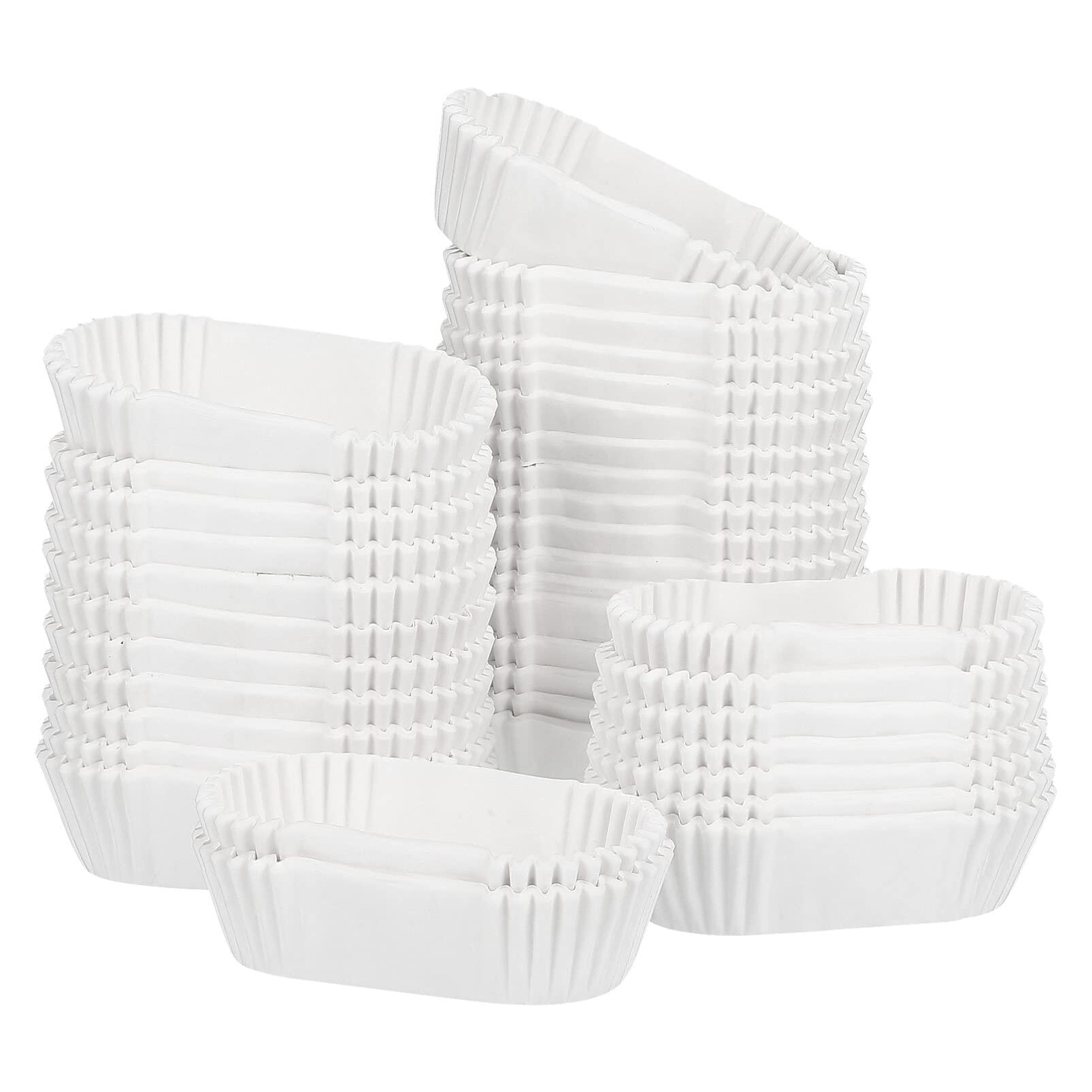 Amazon.com: DOITOOL 1000PCS Baking Cups Oval Cake Paper Tray Safe ...