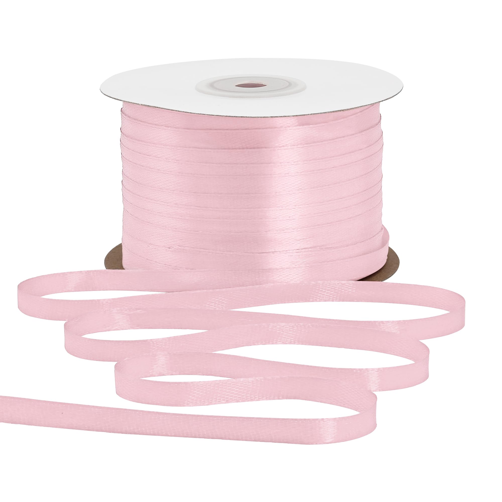 Amazon.com: Gliberli Light Pink Satin Ribbon 1/4 inch X 200 Yards ...