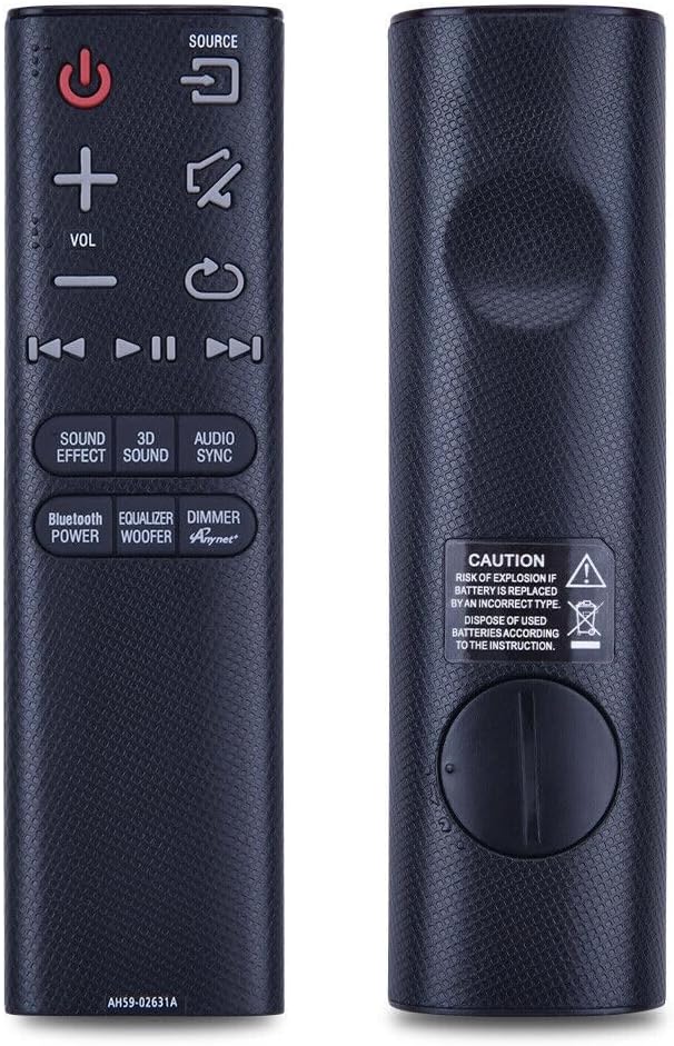 Amazon.com: Replacement Remote Control for Samsung Soundbar HW-J550/ZA ...