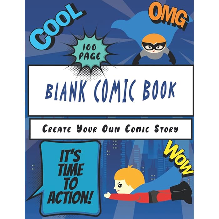 Buy BLANK COMIC BOOK CREATE YOUR OWN COMIC STORY: Create Your Own ...