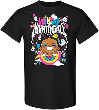 AEW Willow Nightingale - Kawaii (Amazon Exclusive) T-Shirt | Amazon.com