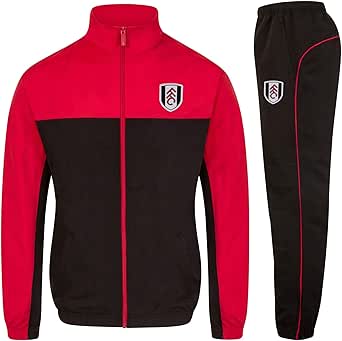 Fulham Football Club Official Soccer Gift Mens Jacket & Pants Tracksuit ...