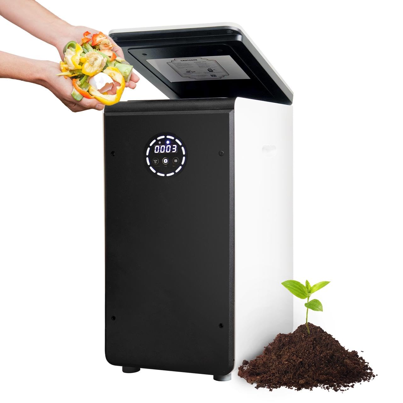 GEME World First Compost Bio Smart 19L Electric Composter for Kitchen ...