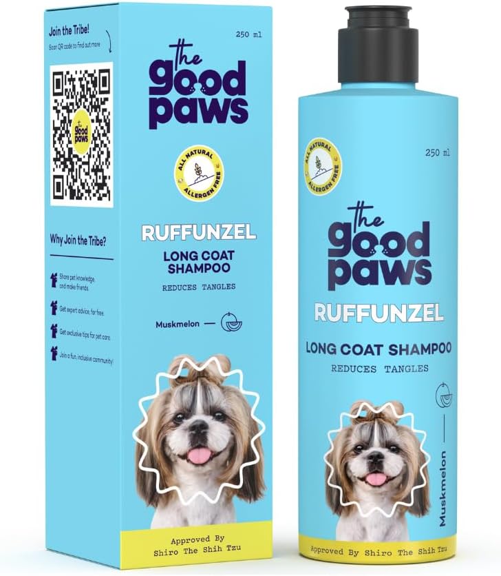 The Good Paws Ruffunzel Long Coat Shampoo and Conditioner, Dog Shampoo ...