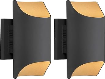 LMS LED Aluminum Outdoor Wall Sconce, Up and Down Outdoor Wall Mount ...