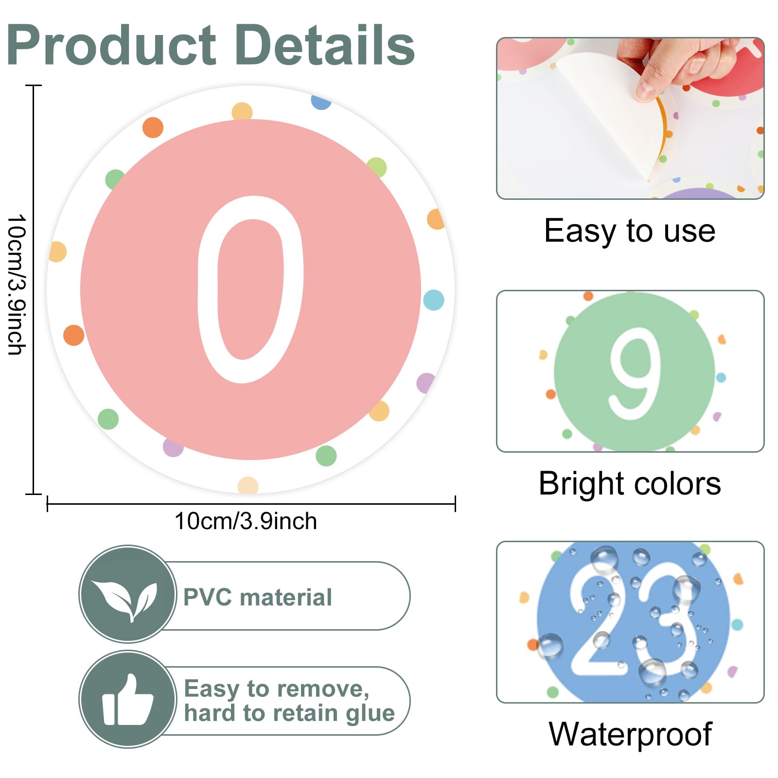 Floor Numbers For Classroom Lining Up 48Pcs Floor Stickers For ...