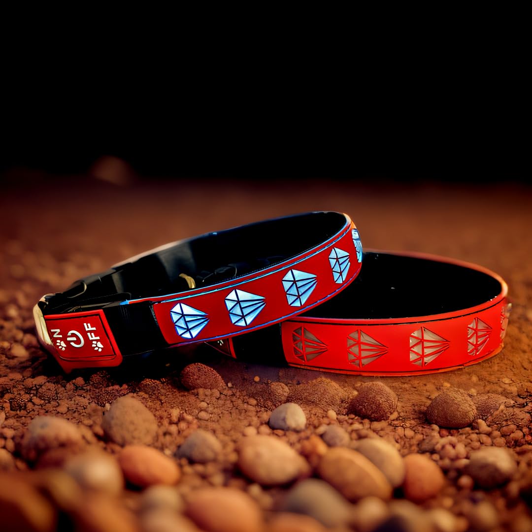 Subversive USB-C led Light up Airtag Dog Collar, Subversive 3D ...