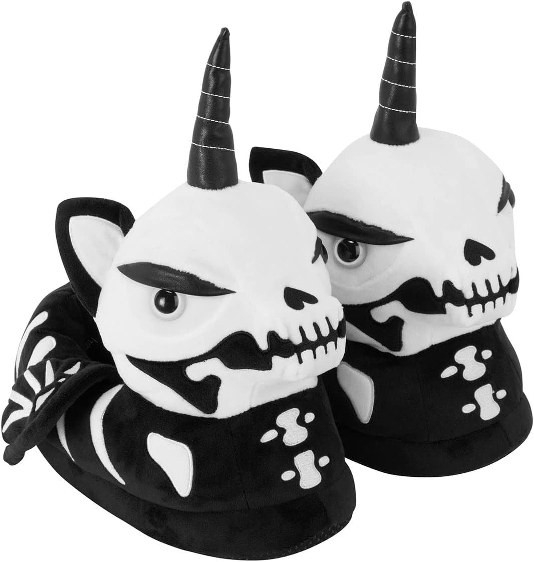 Amazon.com | Killstar Bone Myth Skull Unicorn Womens Gothic Soft Cozy ...