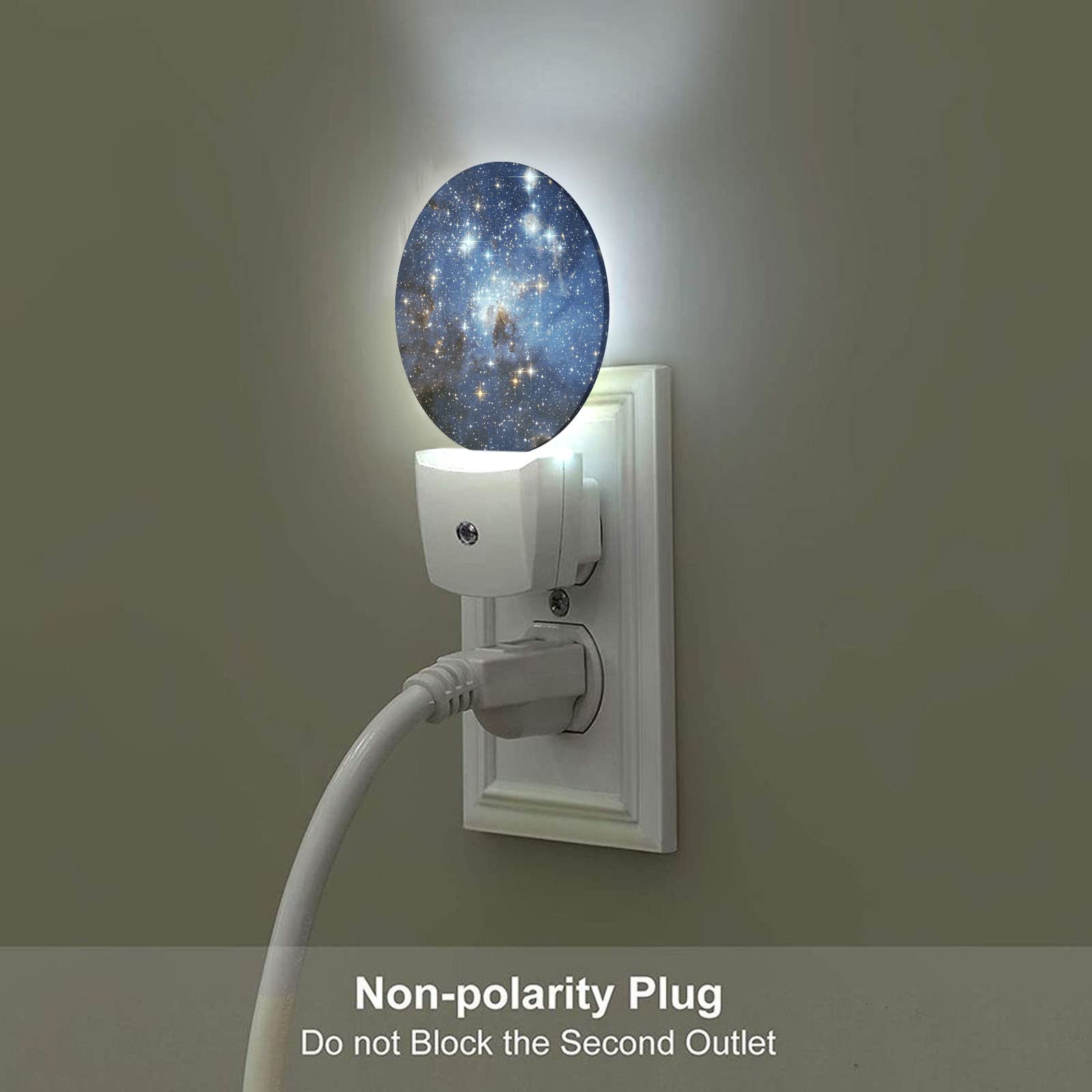 Snapklik.com : Starry Sky Night Light Plug Into Wall Stars Shine ...