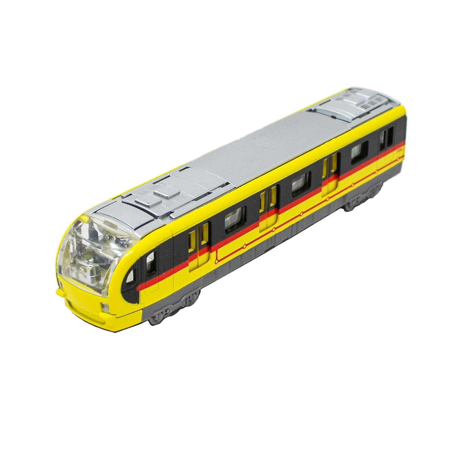 Buy FAB DieCast Train for Kids High Speed Bullet Train Model Pull Back ...