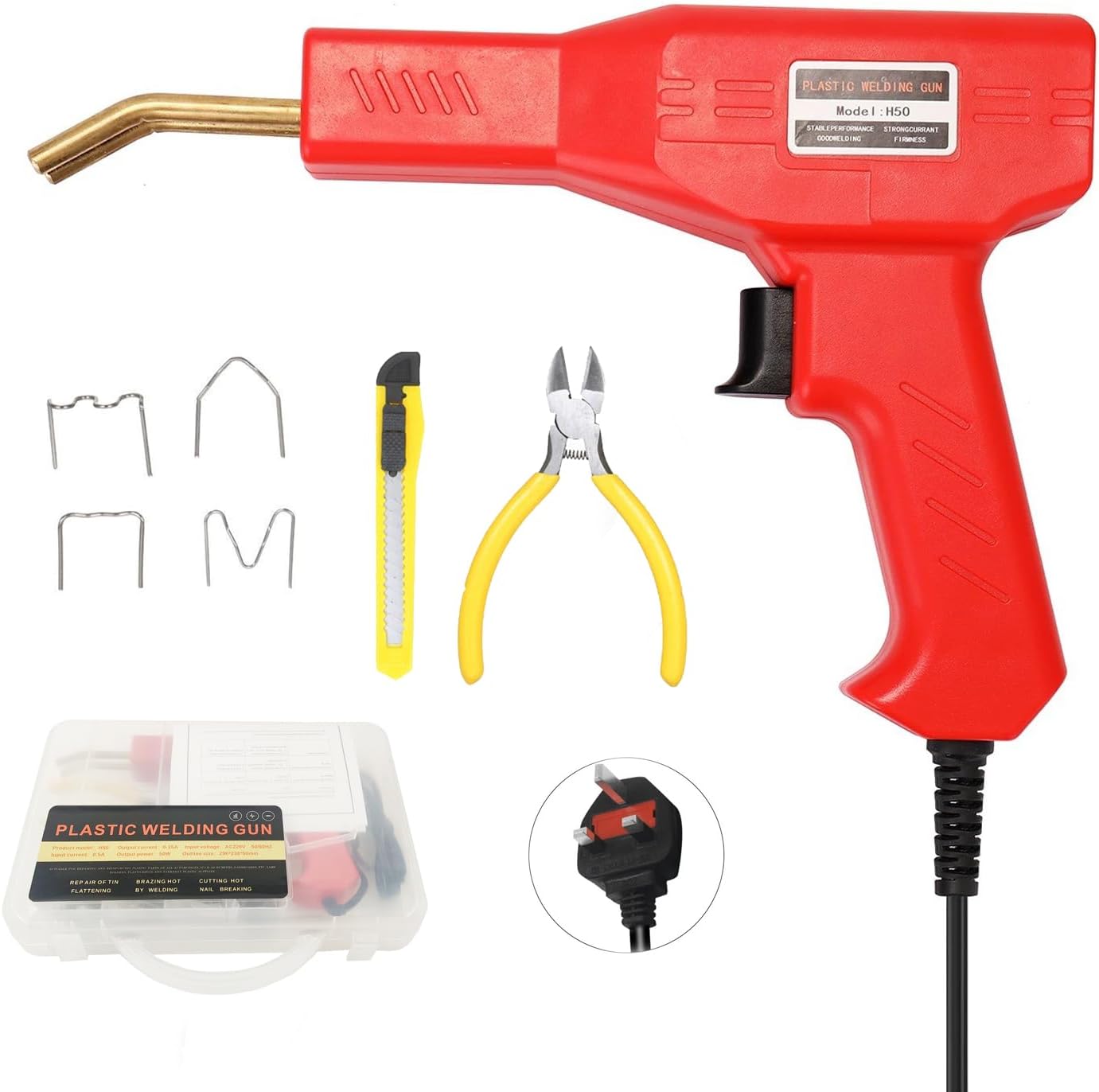 SEEKONE 100W Plastic Welder Car Bumper Repair Kit, Plastic Welding Kit ...