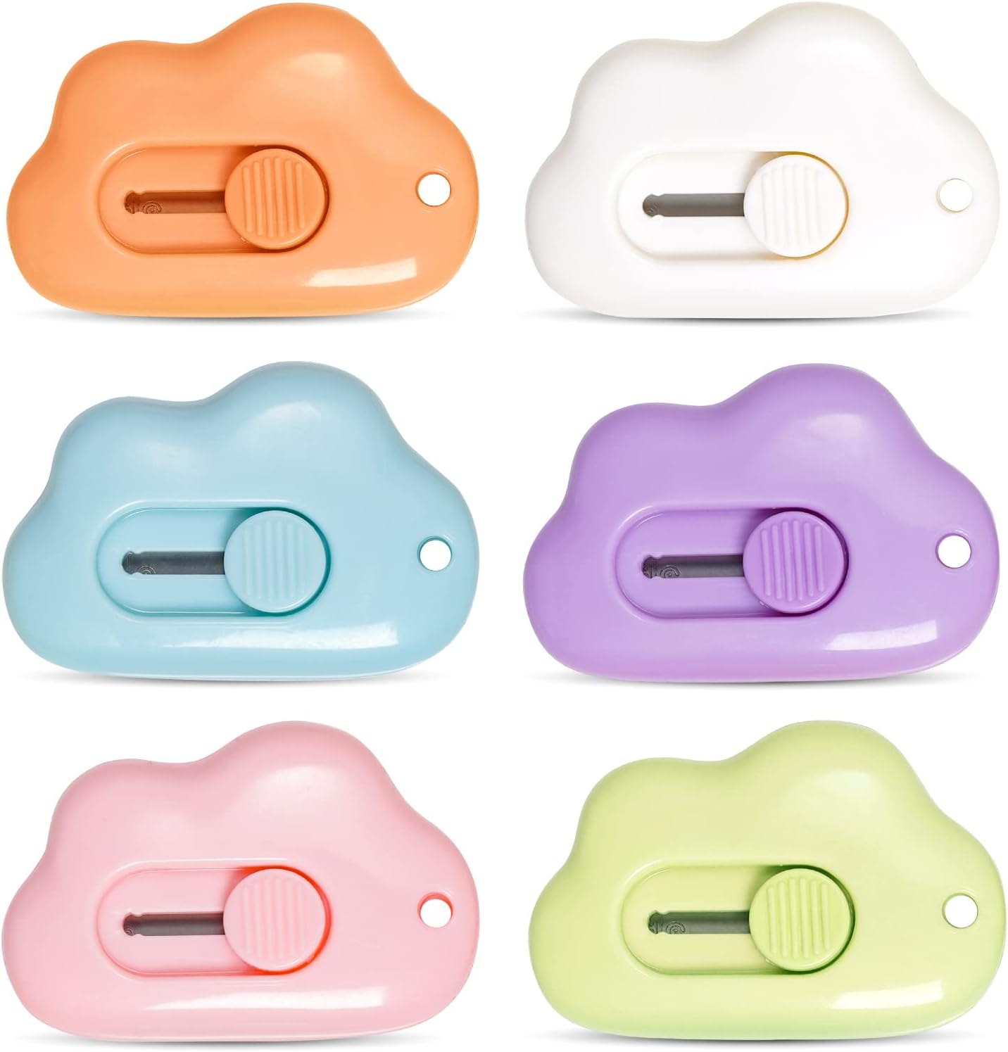 Amazon.com: Fengek 3 Pcs Mini Retractable Utility Knife Cloud Pocket ...