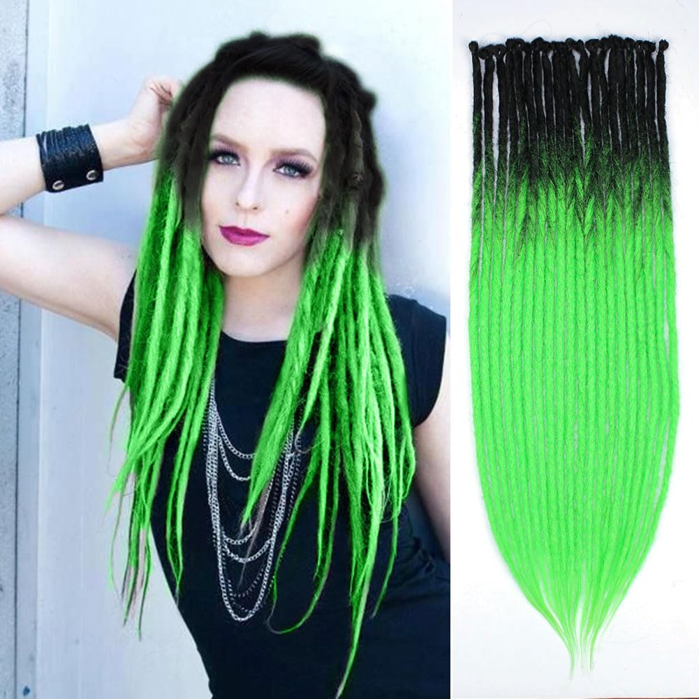 Amazon.com : Kraler 24" Thick Dreadlock Extensions, 20 Strands 1cm ...