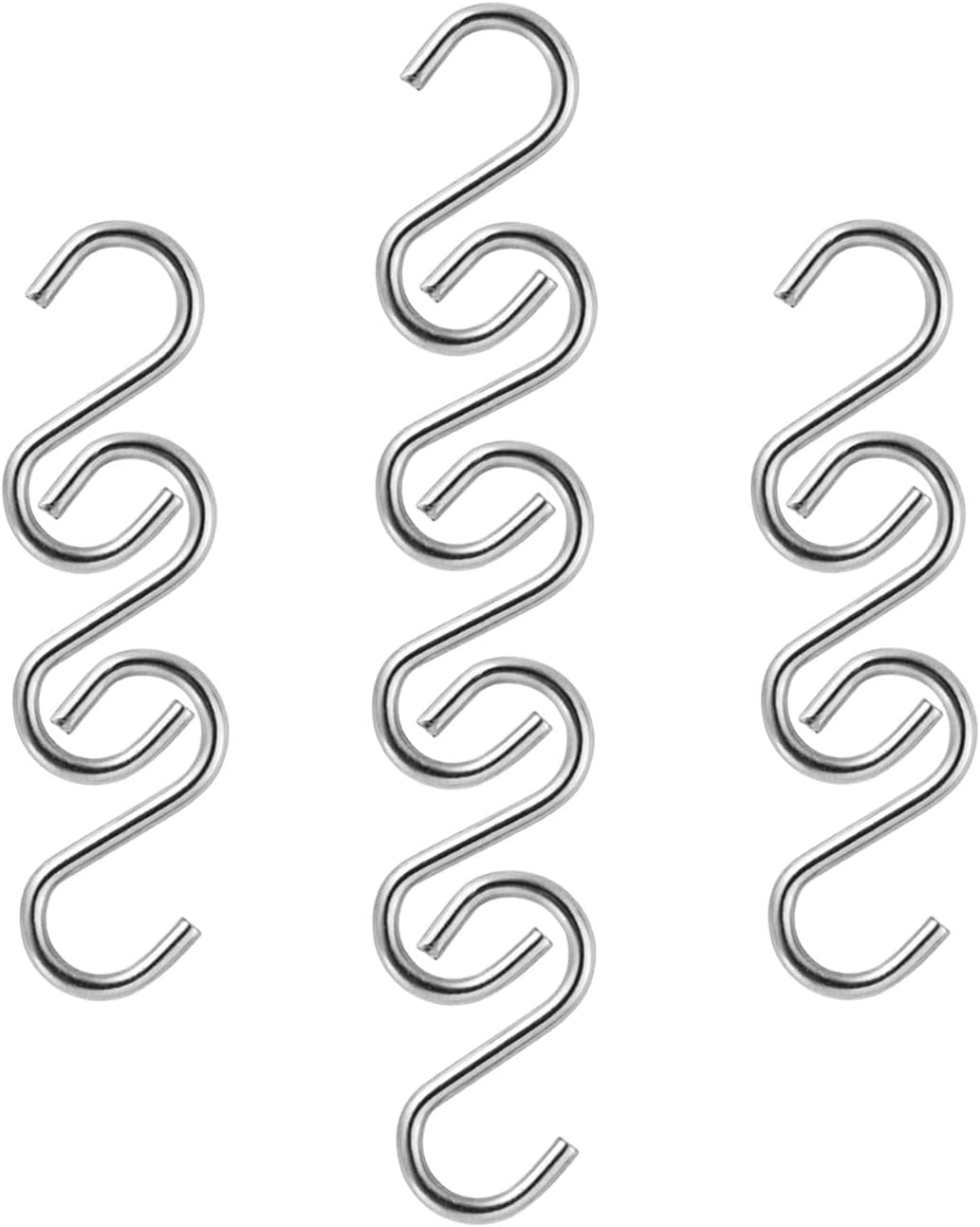 Amazon.com: Clip Strip 100 Pack S Hooks, 1" S Hooks for Hanging Plants ...