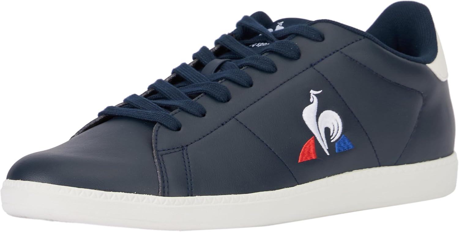 Le Coq Sportif Courtset_2-Abito da Donna, Colore: Blu/Optical White, Scarpe da Ginnastica Unisex ...