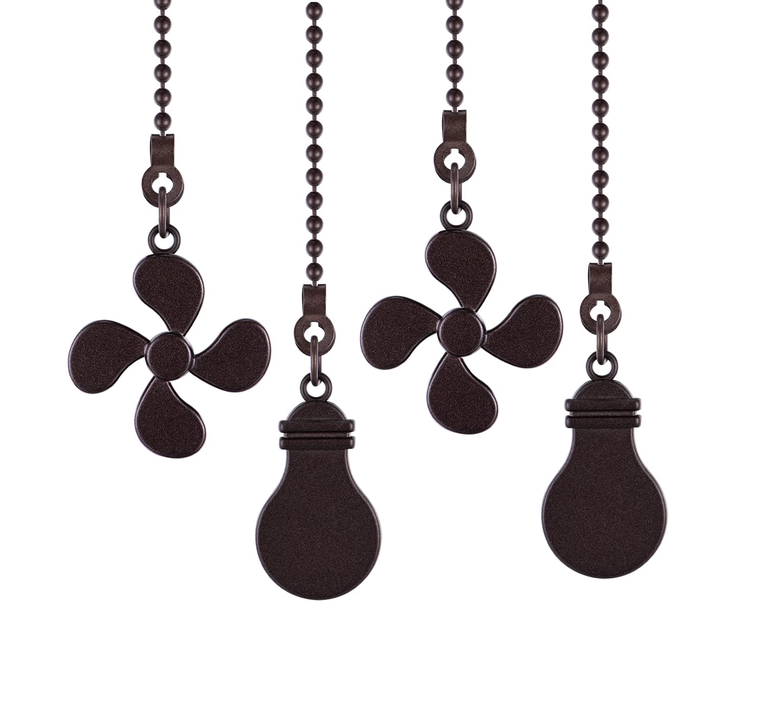 Snapklik.com : SmoTecQ Ceiling Fan Pull Chain Extender, 4 Pieces 12 ...