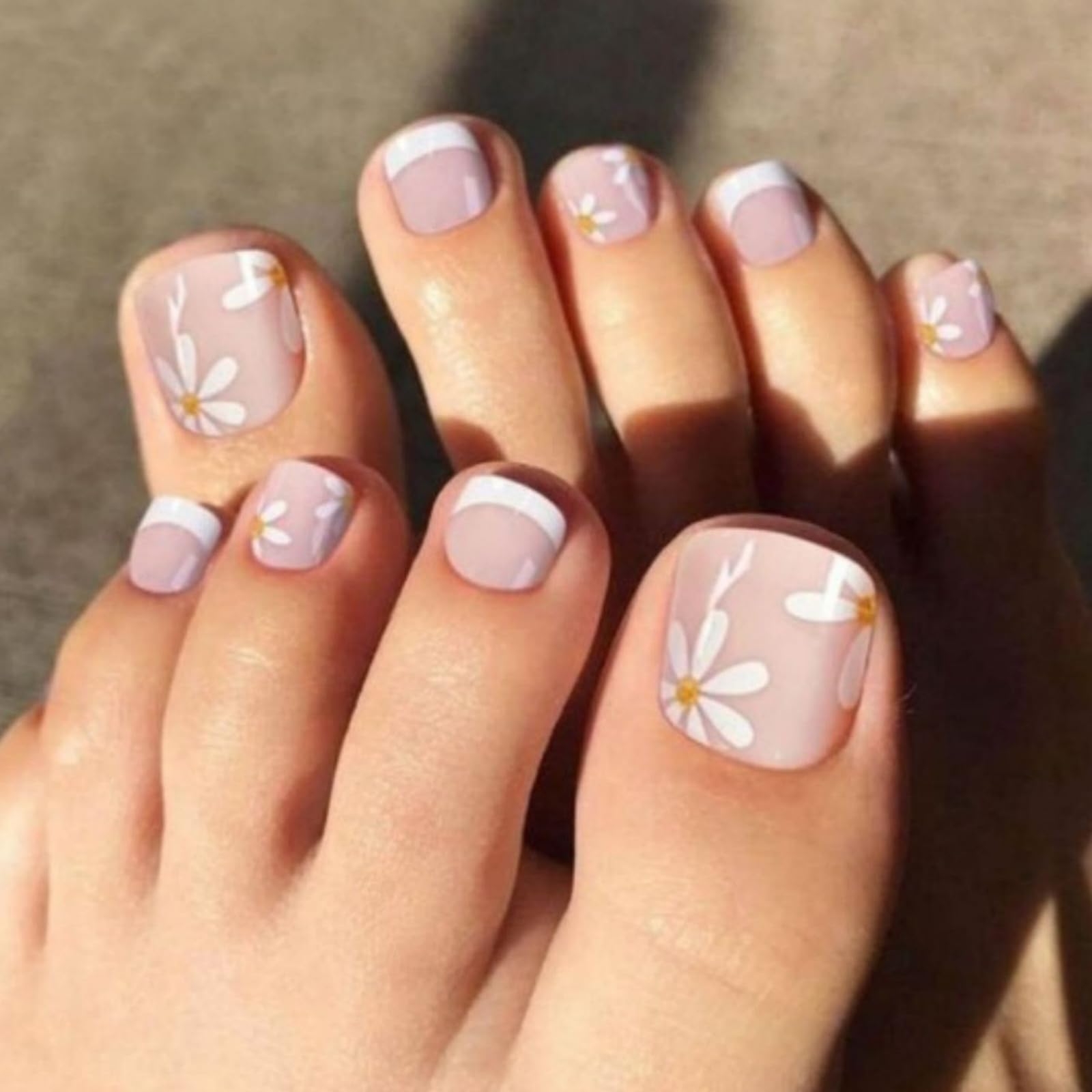 Cute Toenail Flower Designs