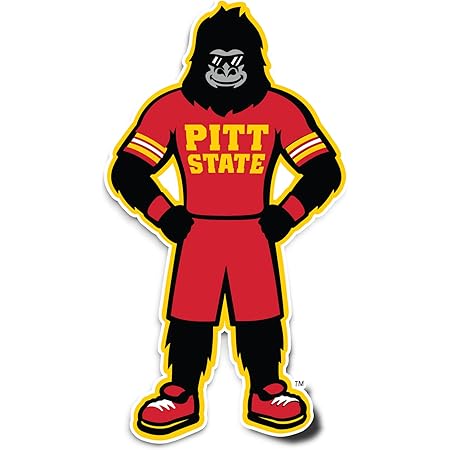 Amazon.com: Pittsburg State University Gorillas Sticker Vinyl Decal ...