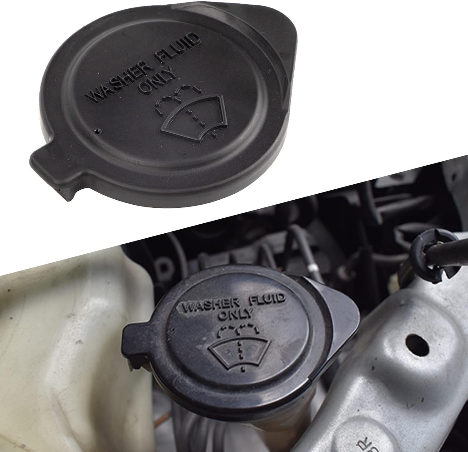 2 Pcs Windshield Wiper Washer Fluid Reservoir Tank Bottle Cap Cover ...