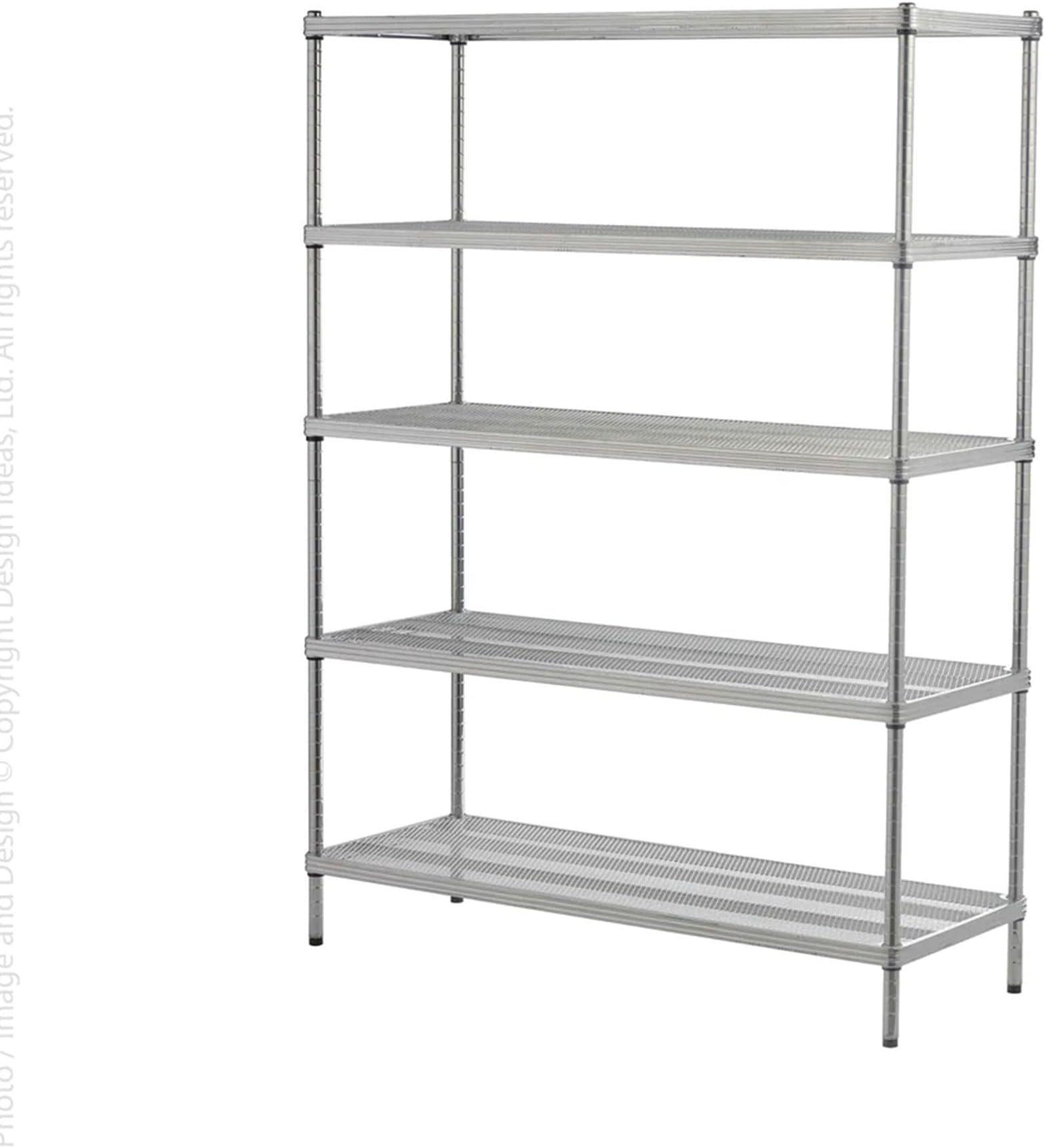 Amazon.com: Land Guard 5 Tier Chrome Storage Racks and Shelving - 48" L ...