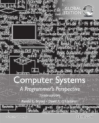 Amazon.com: Computer Systems: A Programmer's Perspective, Global Edition: 9781292101767: Bryant ...