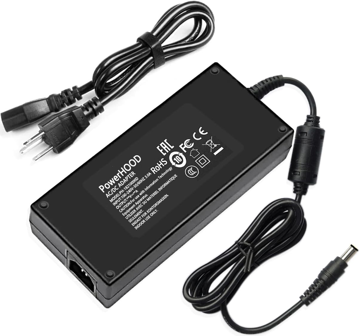 Amazon.com: PowerHOOD 54V AC/DC Adapter Compatible with Ubiquiti ...