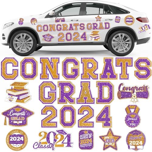 Amazon.com: Fabbay 16 Pcs Graduation Magnets 2024 We are So Proud of ...