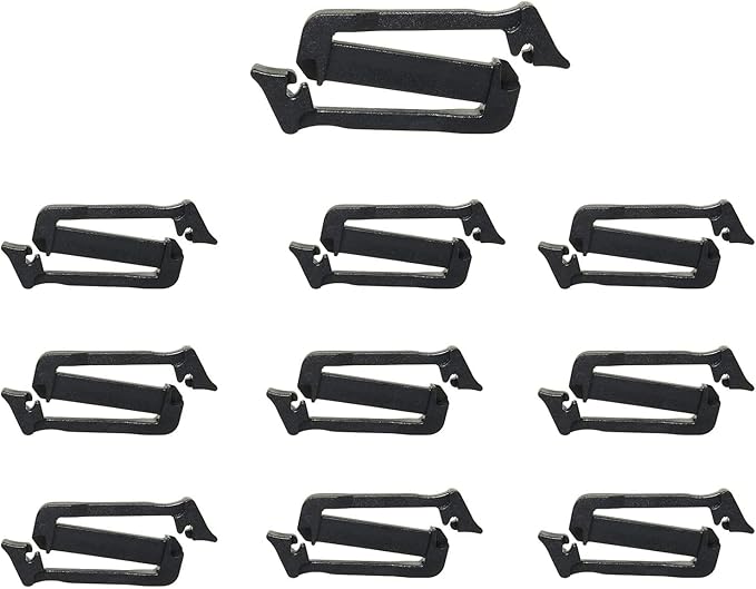 Amazon.com: SQXBK Webbing Connecting Clip 10PCS 1 Inch Molle Webbing ...