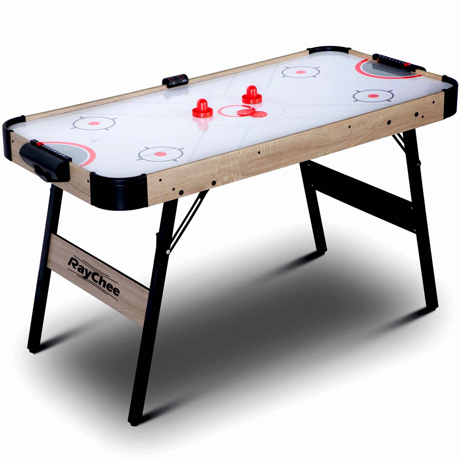 Amazon.com : 58 Inch LED Folding Air Hockey Table for Family, Foldable ...