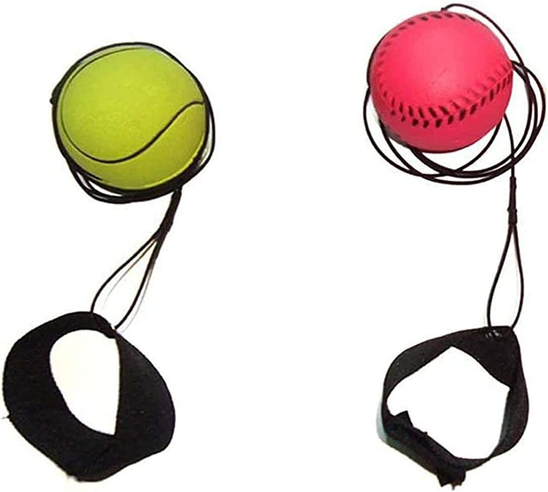BELOXY Wrist Band Ball | String Ball | Yoyo Ball | Bouncy Rubber Return ...