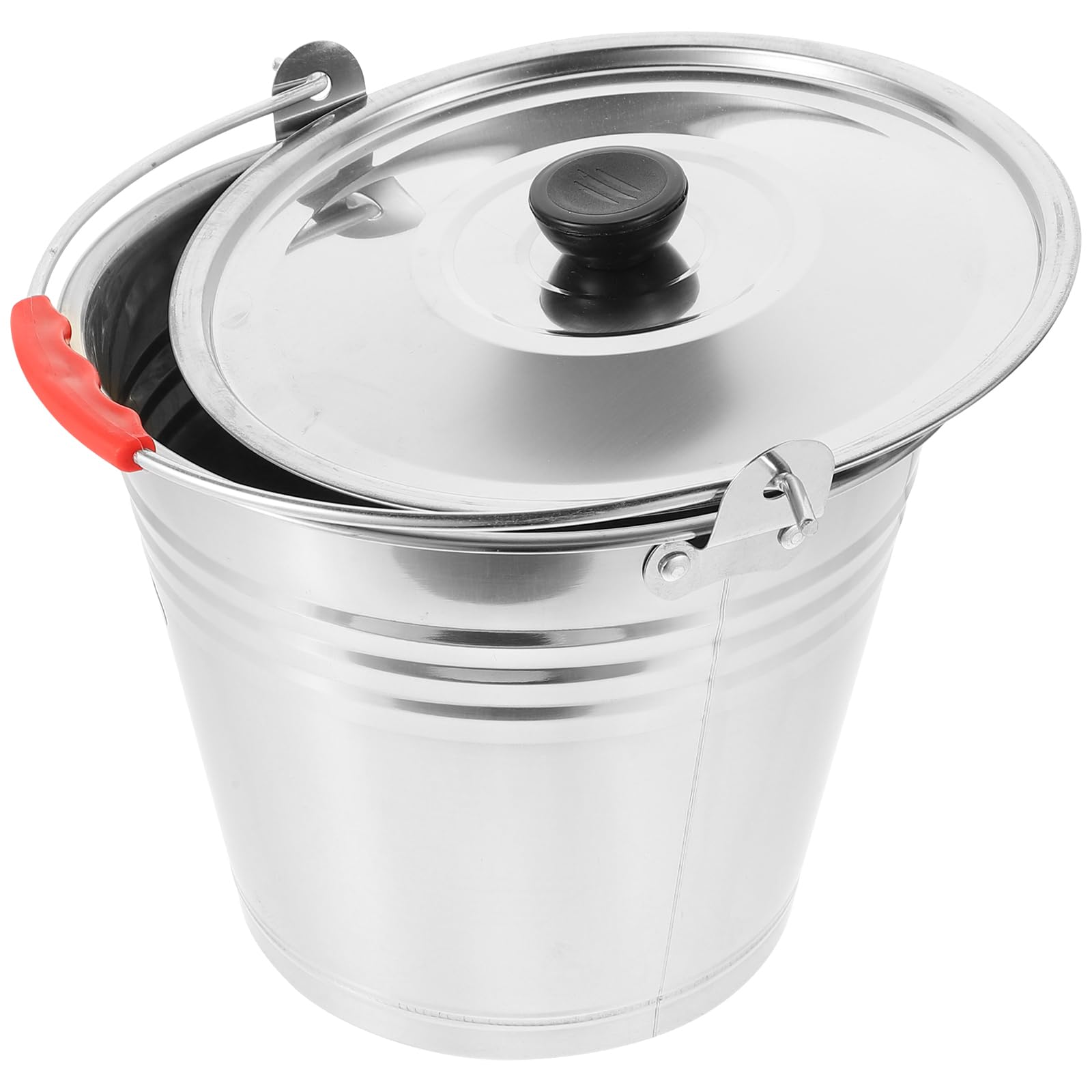 Stainless Steel Bucket With Lid