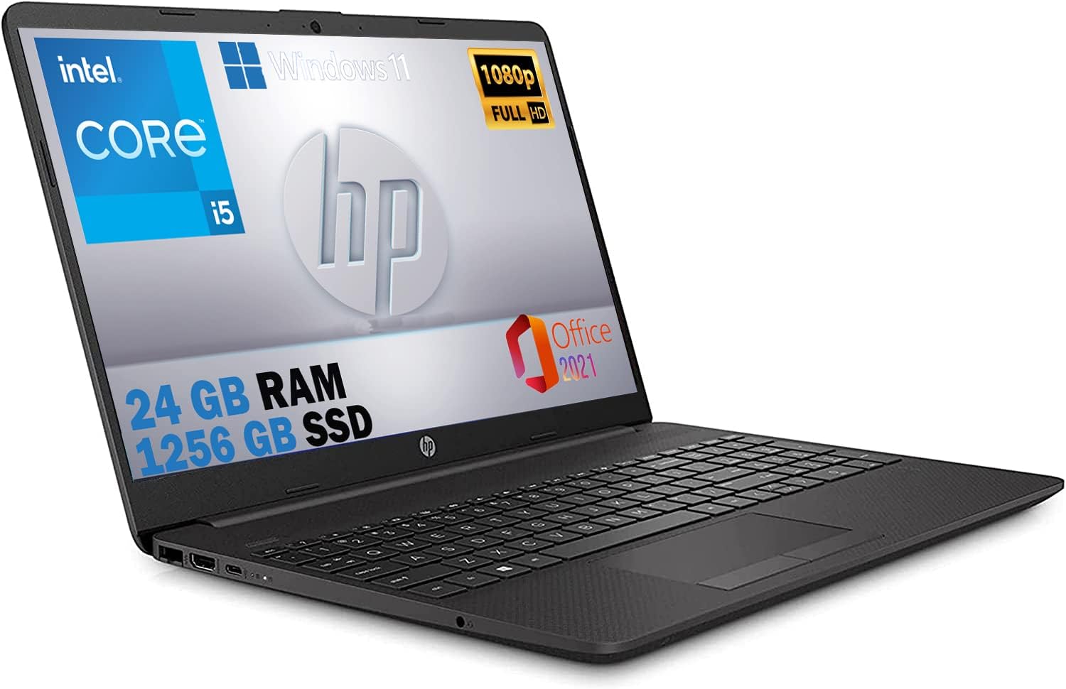 HP 250 G10, Notebook i7, Pc portatile intel core 1355U, Ram 32 Gb, SSD ...